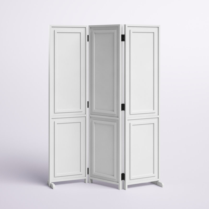 Lark Manor™ Alexsandria 53.25" W x 70.45" H 3 - Panel Solid Wood Folding Room Divider & Reviews ...